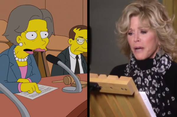 Jane Fonda nei "Simpson" si innamora del signor Burns VIDEO - Lady Blitz