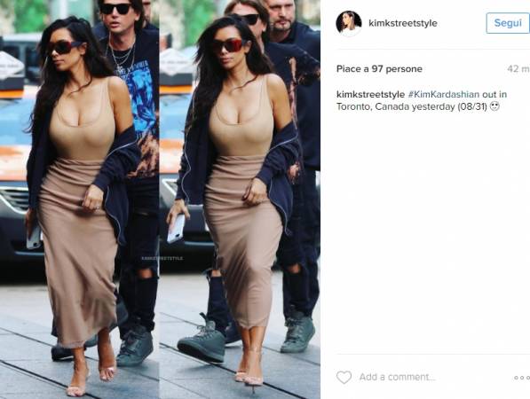 FOTO Kim Kardashian dimagrita: scollatura e curve al top