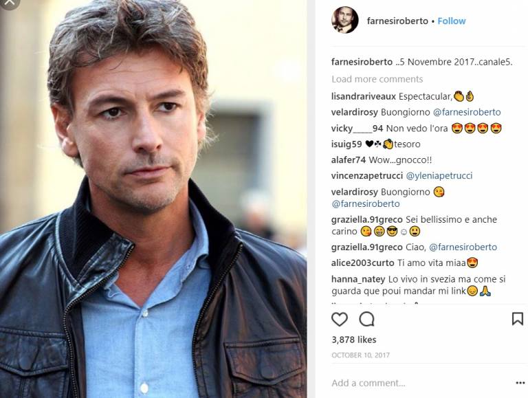 Roberto Farnesi: chi è la compagna, età, figli altezza dell'attore FOTO